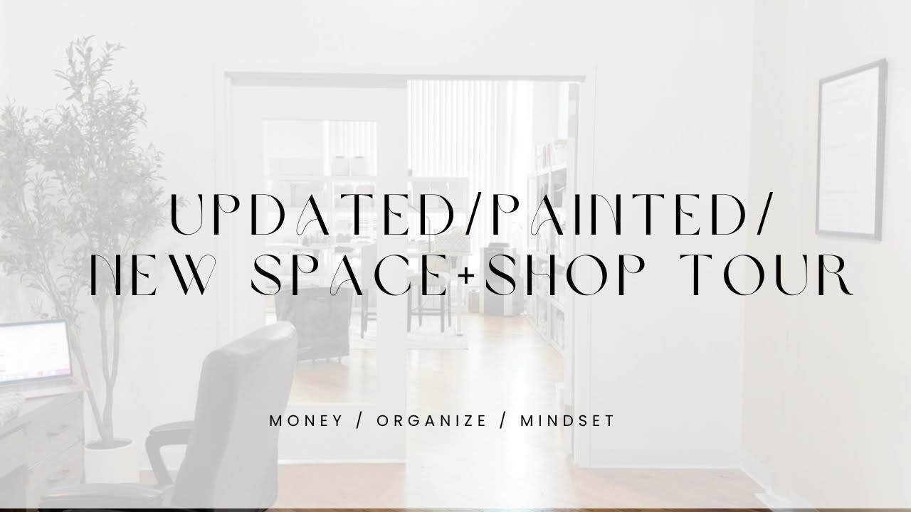 Part 2 Shop Tour / Painted / Organized The Wall Units - YouTube