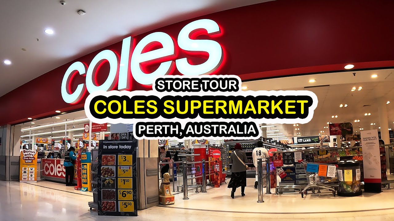 COLES SUPERMARKET (Perth, Australia) - Full Store Tour Part 1: Fresh ...