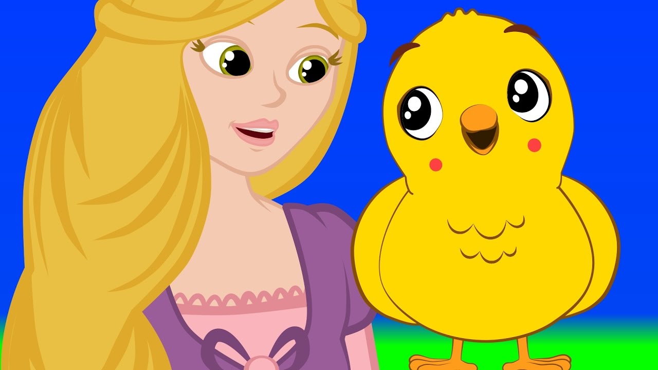 Pintinho Amarelinho com Rapunzel- Musica Infantil com Os Amiguinhos ...