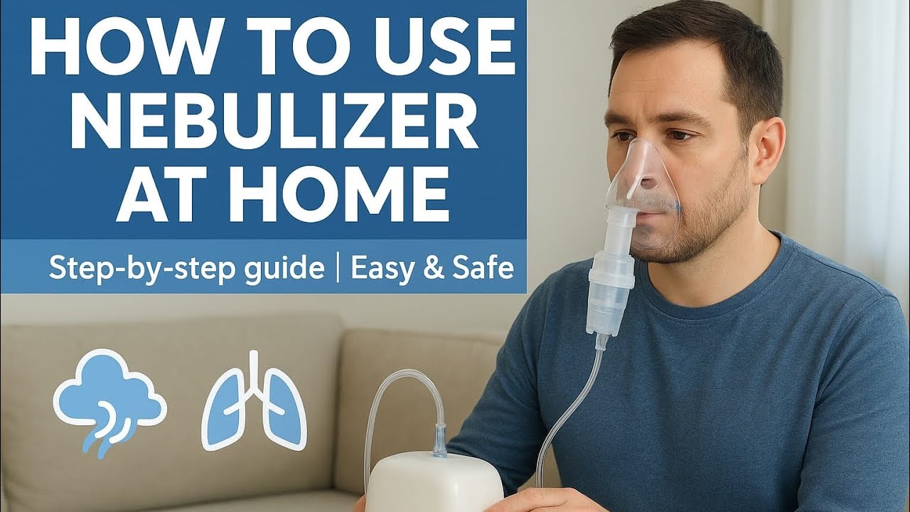 How to Use Nebulizer Machine at Home | Step-by-Step Tutorial for Easy ...