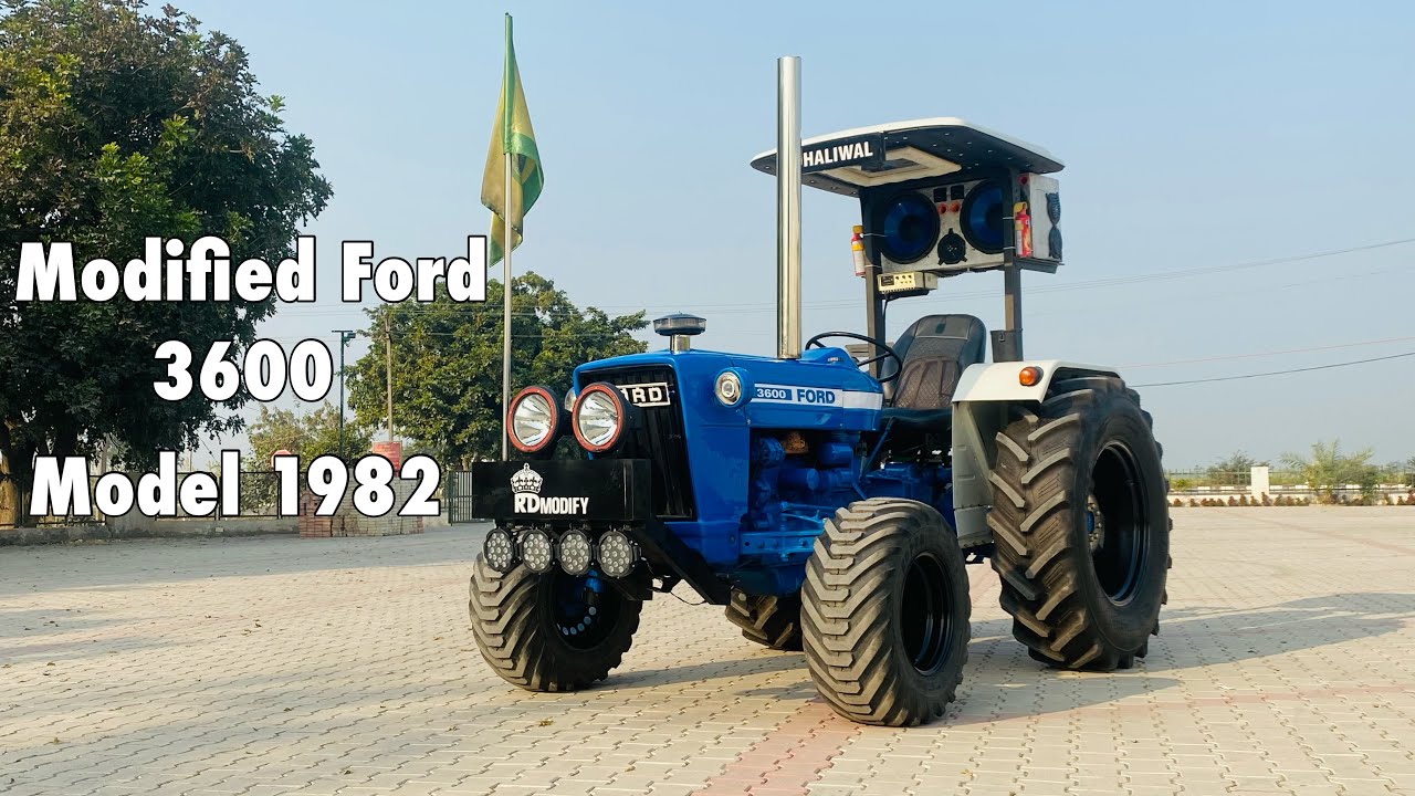 Modified Ford 3600 | modified tractor | modified club - YouTube