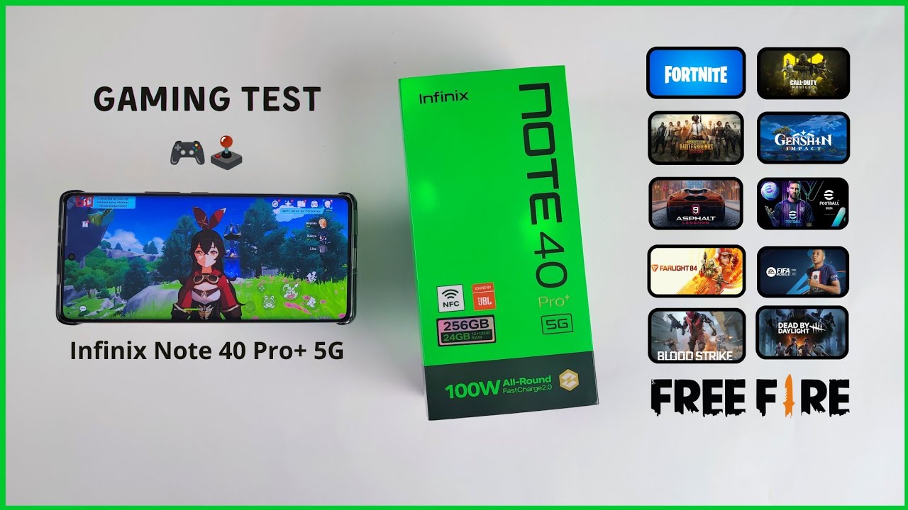 Infinix Note 40 Pro Plus 5G Gaming Test - YouTube