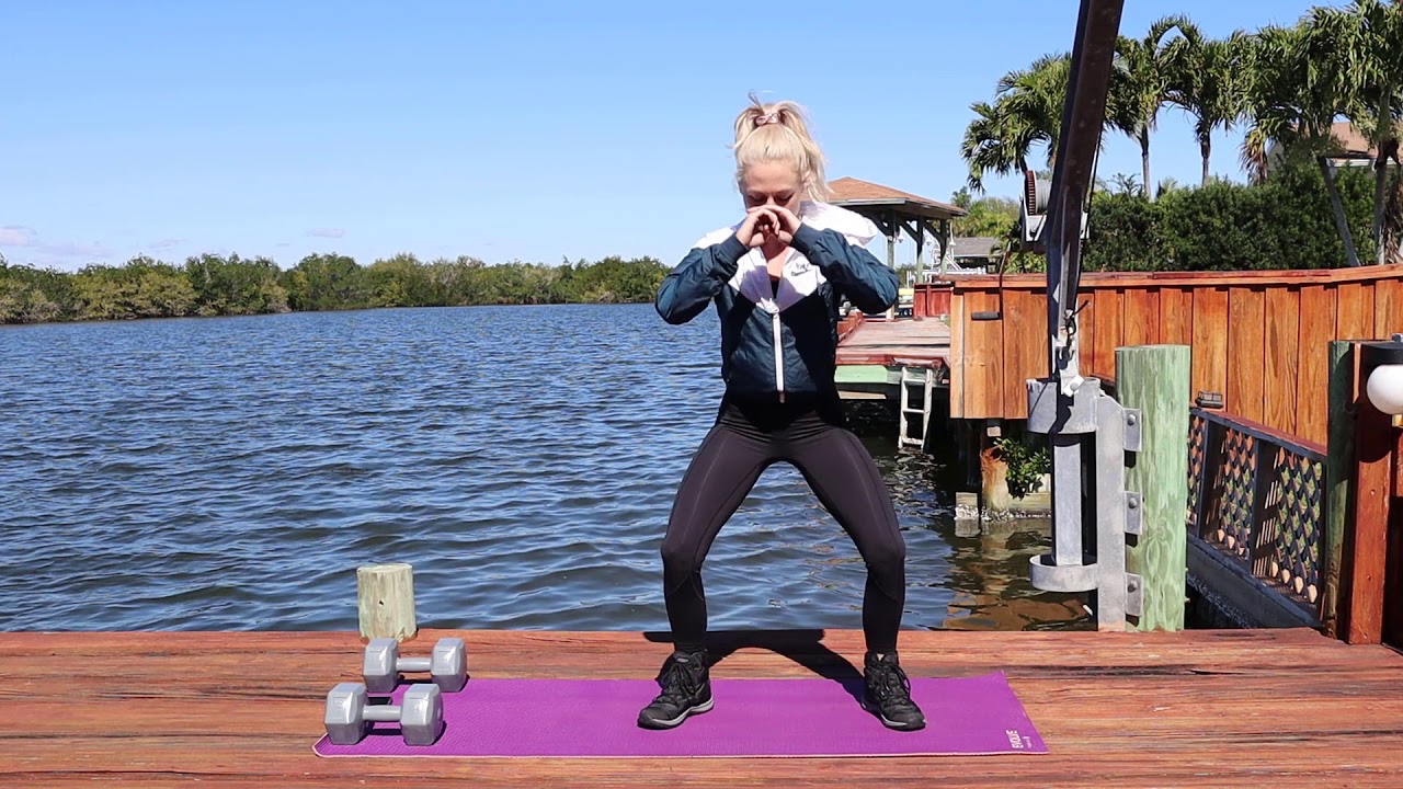Wide Stance Squat - YouTube