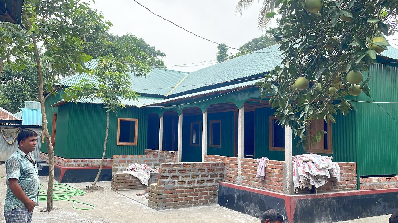 L system half wall tiner gorer dejain o khoroj || এল মডেলের হাফ ওয়াল ...