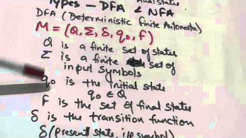 THEORY OF AUTOMATA AND FORMAL lANGUAGES - YouTube