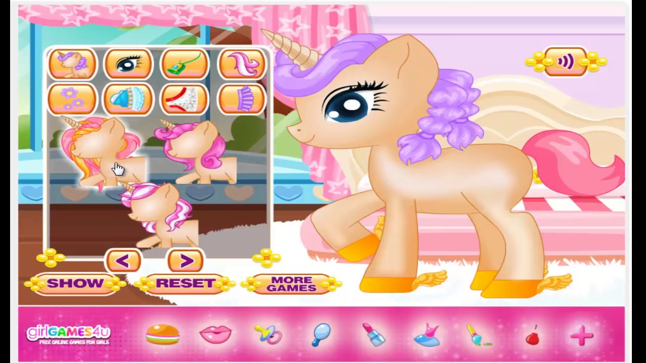 Pony Baby Care Pony Video Games For Kids - YouTube