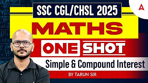 SSC CGL/CHSL 2025 | MATHS ONE SHOT SESSIONS BY TARUN SIR - YouTube