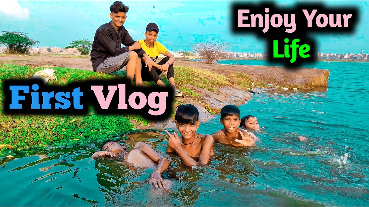My first vlog entertainment video with children funny moments - YouTube