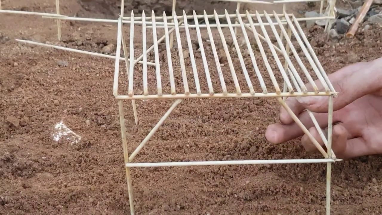 Make a cute cot, build a traditional cot - YouTube