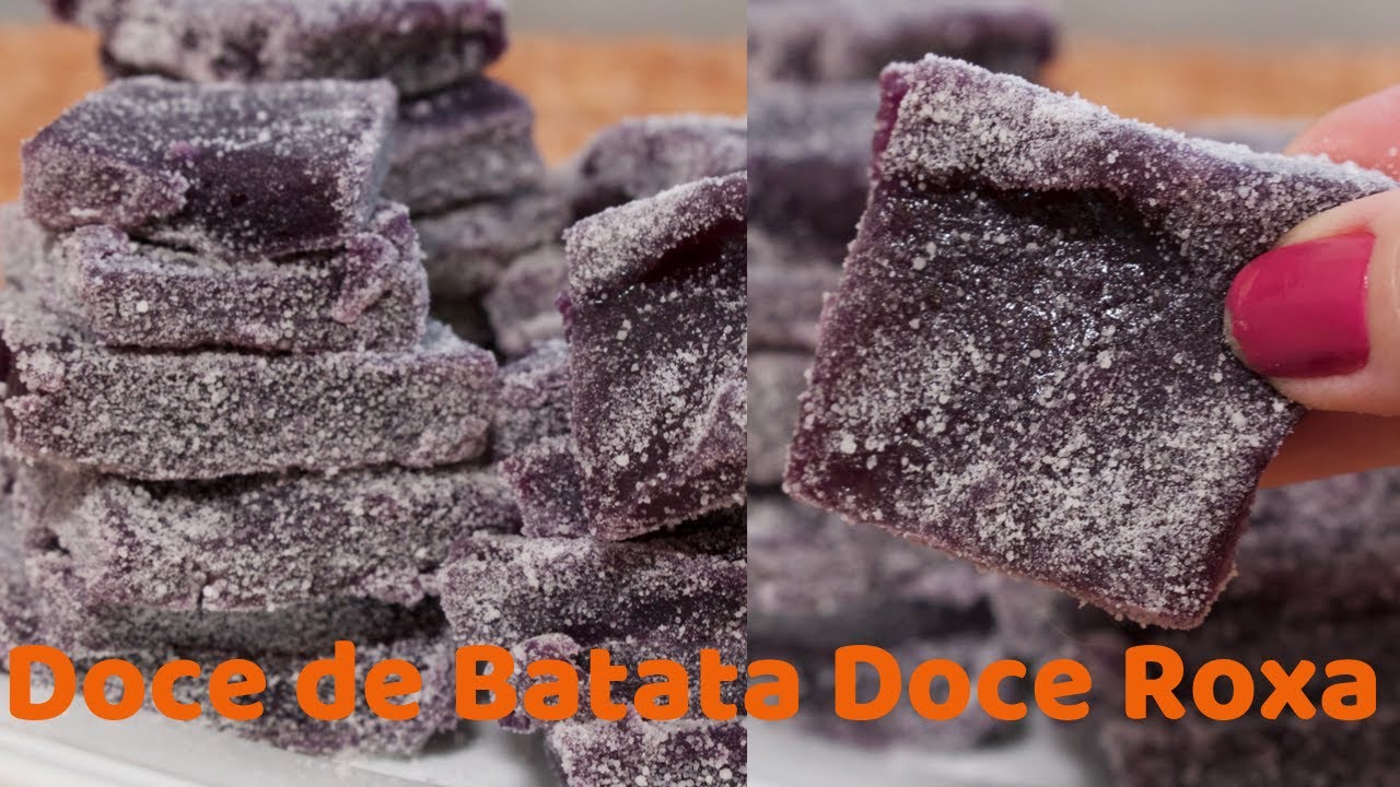 DOCE DE BATATA DOCE ROXA - FÁCIL! - YouTube