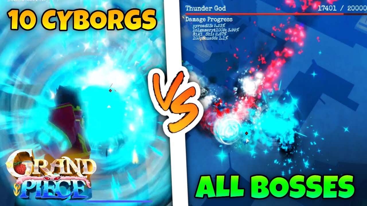 10 CYBORGS VS ALL BOSSES (1st Sea Edition) I GPO UPD 8 - YouTube