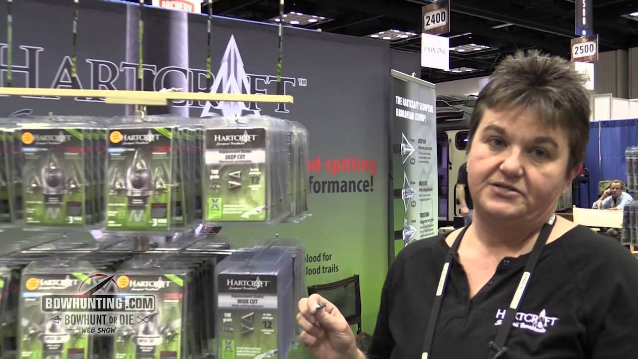 Hartcraft Broadheads Scooptail Broadheads ATA Show 2015 - YouTube