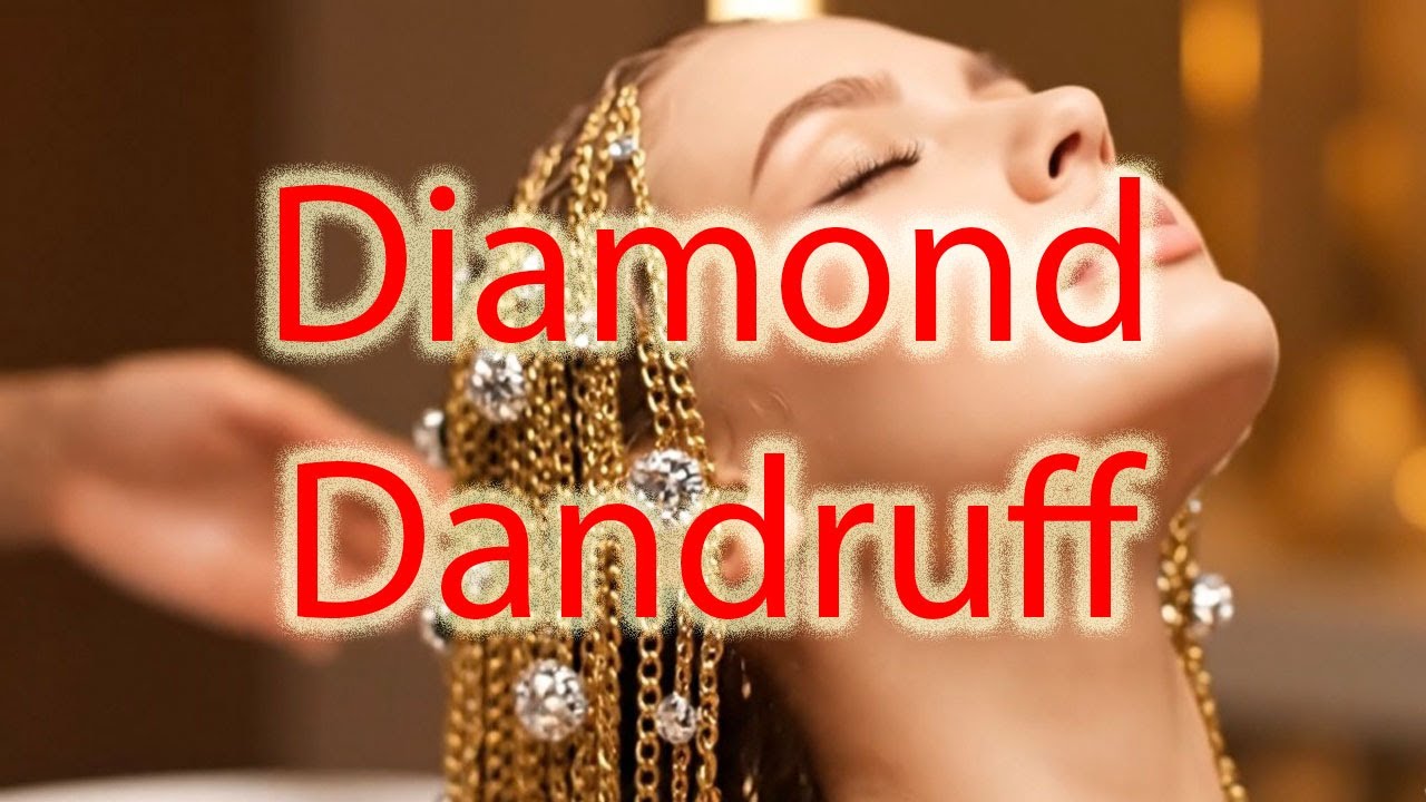 WHAT !? Diamond dandruff on gold chain hair !!! - YouTube
