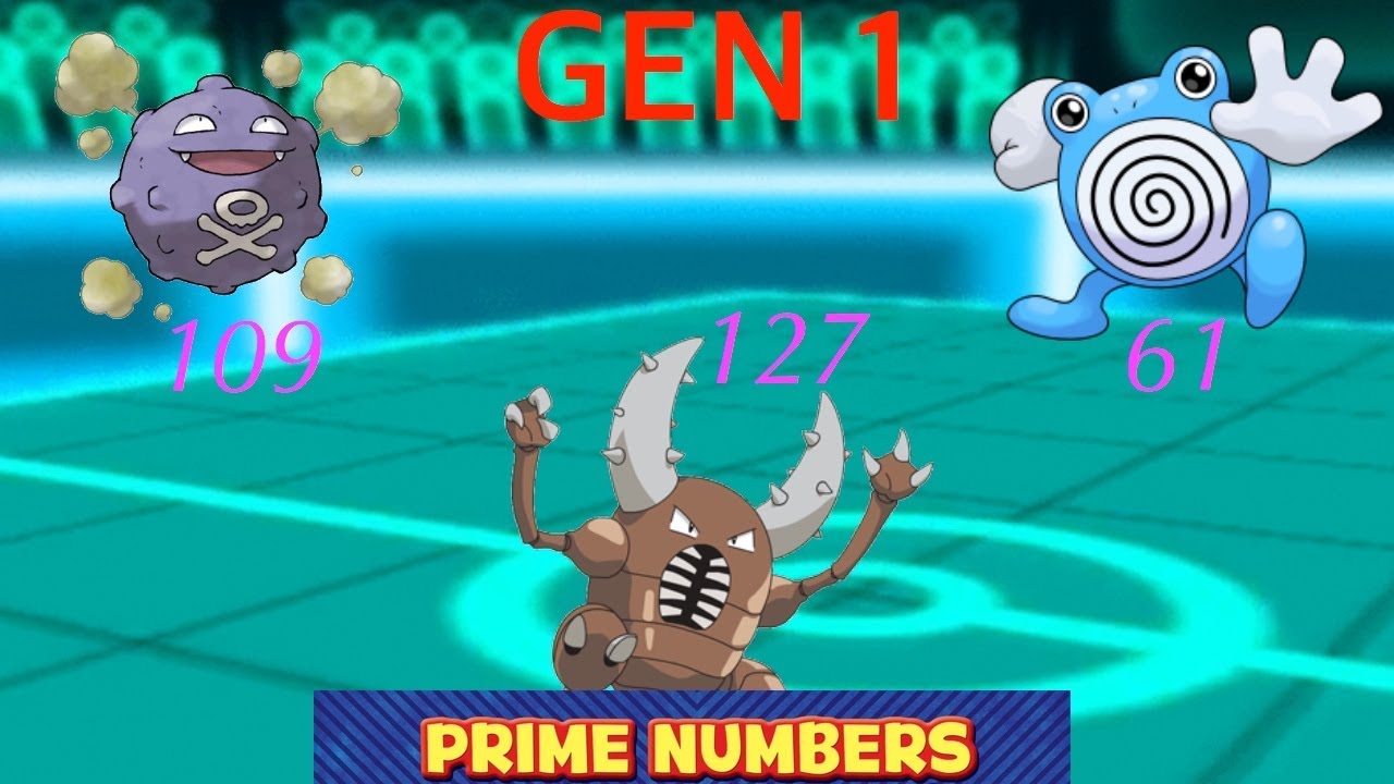 Full Prime Number Team "Gen 1" Pokemon USUM Theme Team NO.20 - YouTube