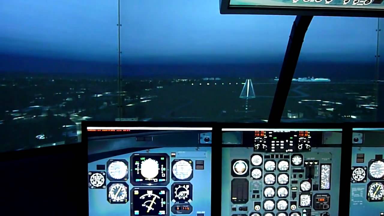 Night ILS approach + Landing LKPR rnw06 - YouTube