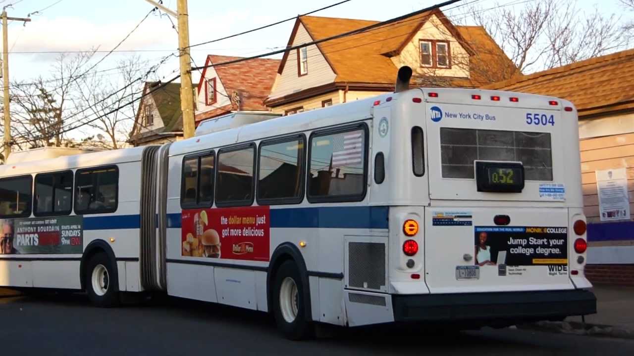 [MTA Regional Bus] 2000 New Flyer Industries D60HF 5504 On The Q52 At ...