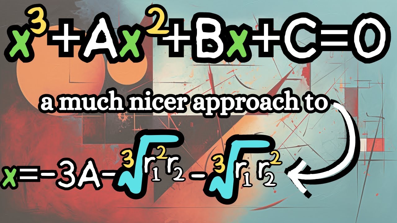 A much more friendly approach to the cubic formula. - YouTube