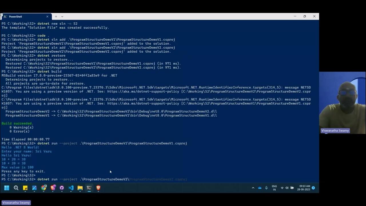 CTS, CLS, MSIL, JIT Compilation C# in NET 8 Microservices Series 2/120 - YouTube