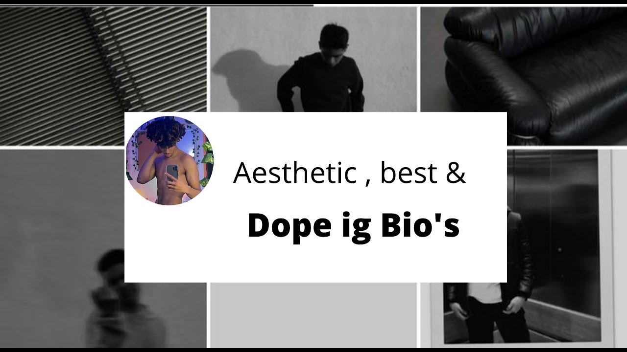 INSTAGRAM BIO IDEAS ( INSPO + SAMPLE ) - YouTube