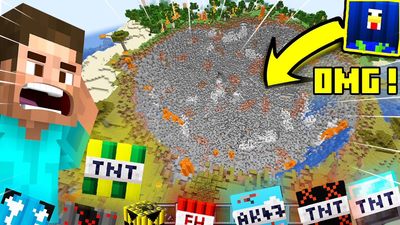 MINECRAFT, BUT TNT ARE BECOMING VERY POWERFUL - YouTube