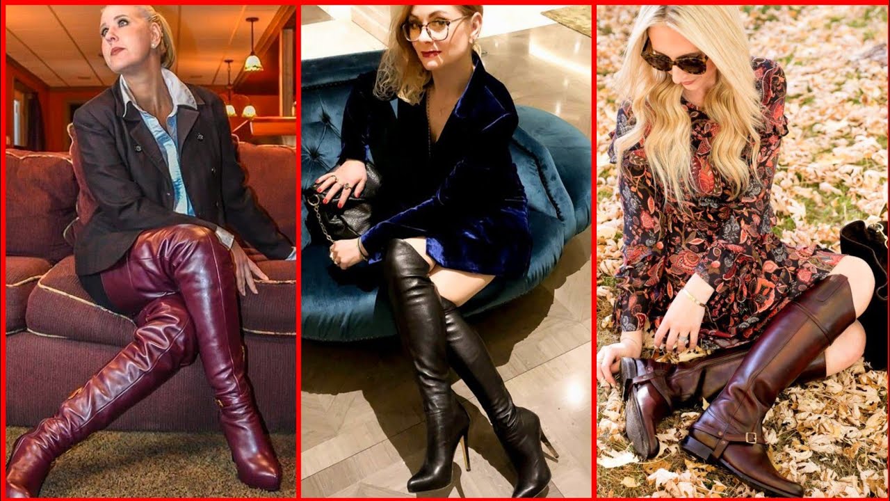 Top Most Beautiful and stylish leather long shoes collection - YouTube