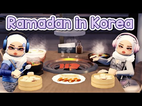 Ramadan in Seoul, Korea! 🇰🇷🍜🥢*Voiced*, Berry Avenue RP Vlog, Roblox Vlog, Iftar, Ramen 