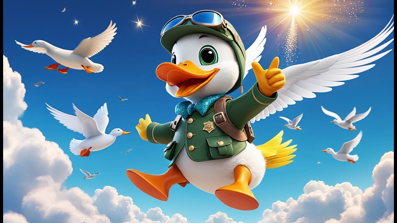 Ducky Flappy Wings Go Flap Flap Flap | Fun Duck Song for Kids | Animal ...