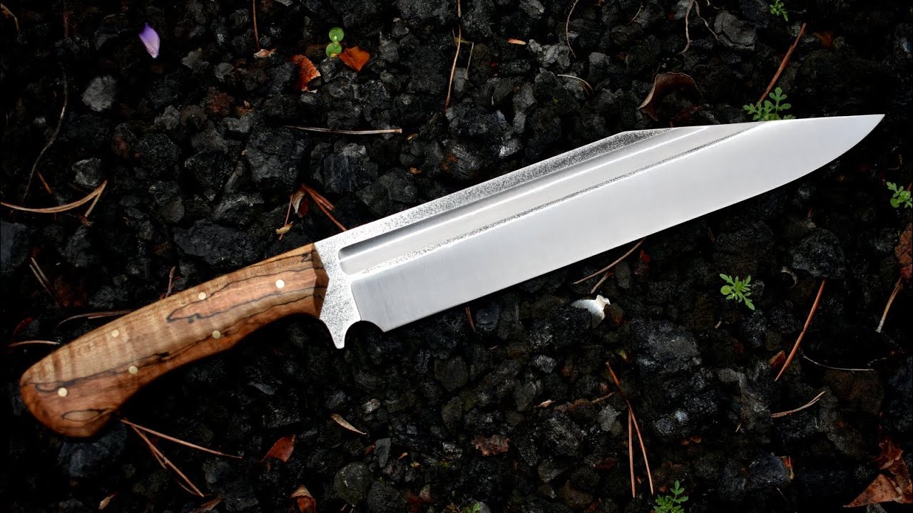 Making a Viking seax style Chopper #knifemaking #maker - YouTube