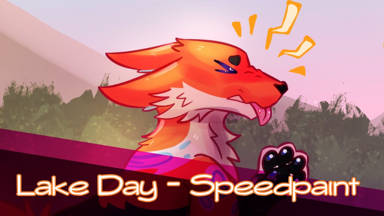 Lake Day - Speedpaint - YouTube