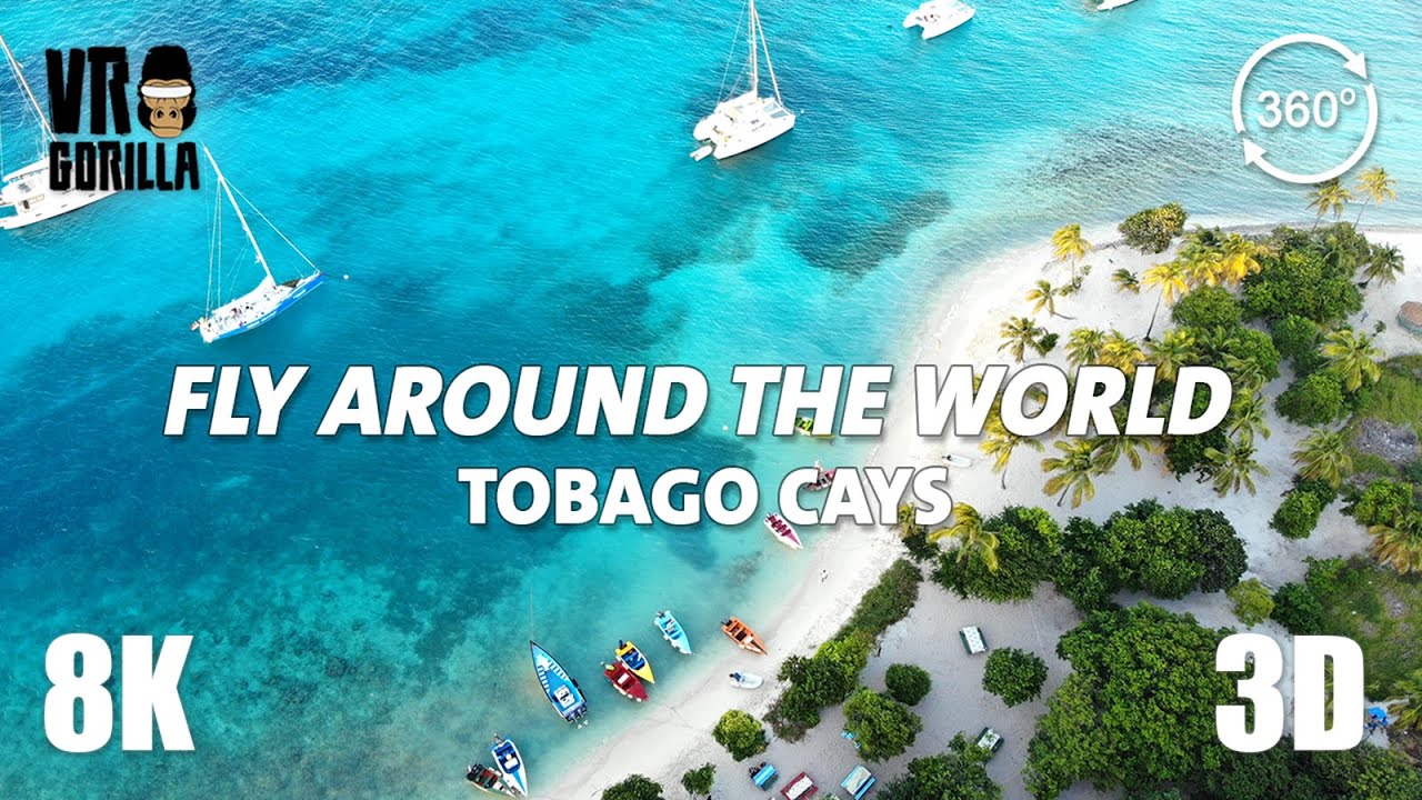 Fly Around the World VR - Tobago Cays (Teaser) a Caribbean Paradise ...