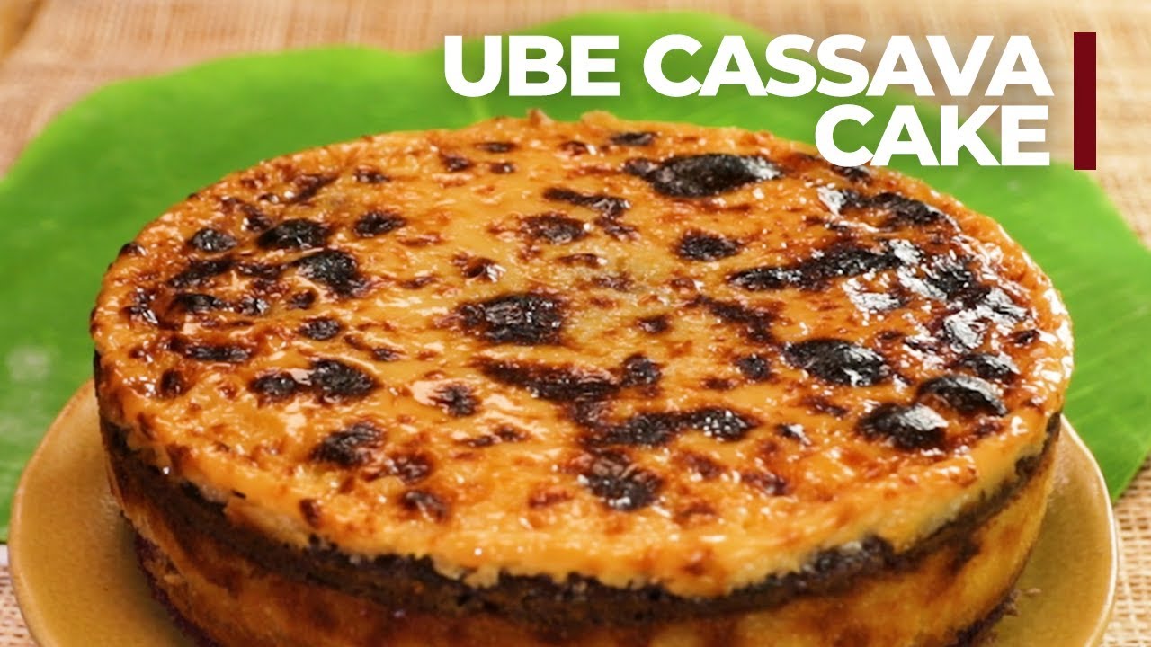 Ube Cassava Cake - YouTube