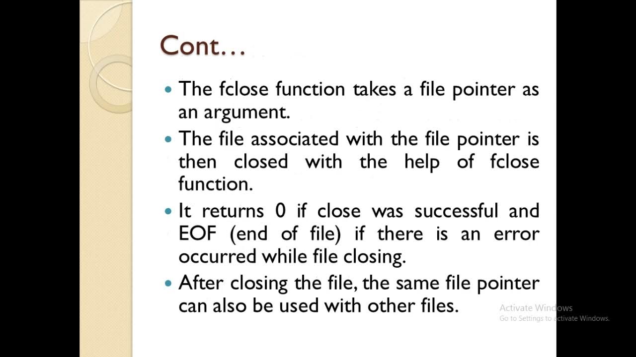 Concept of File in C Programming - YouTube