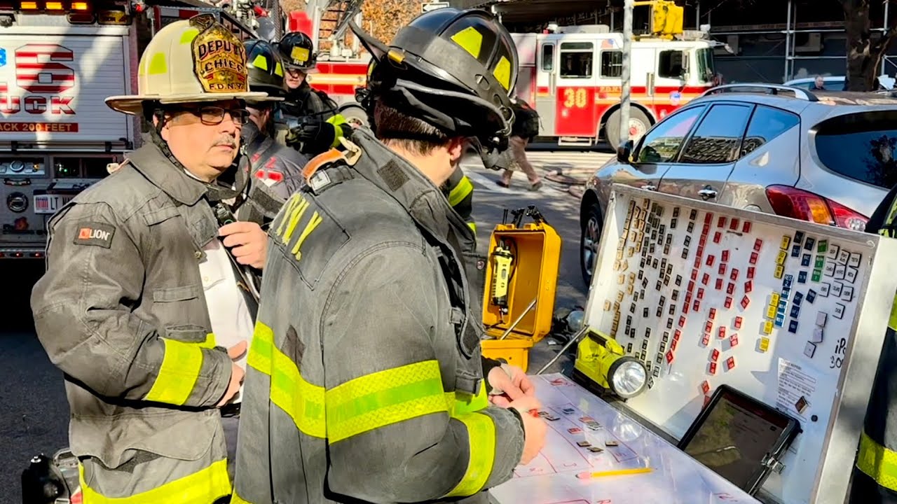 FDNY Manhattan 2nd Alarm Box 1359 Fire in on the 3rd Floor with ...