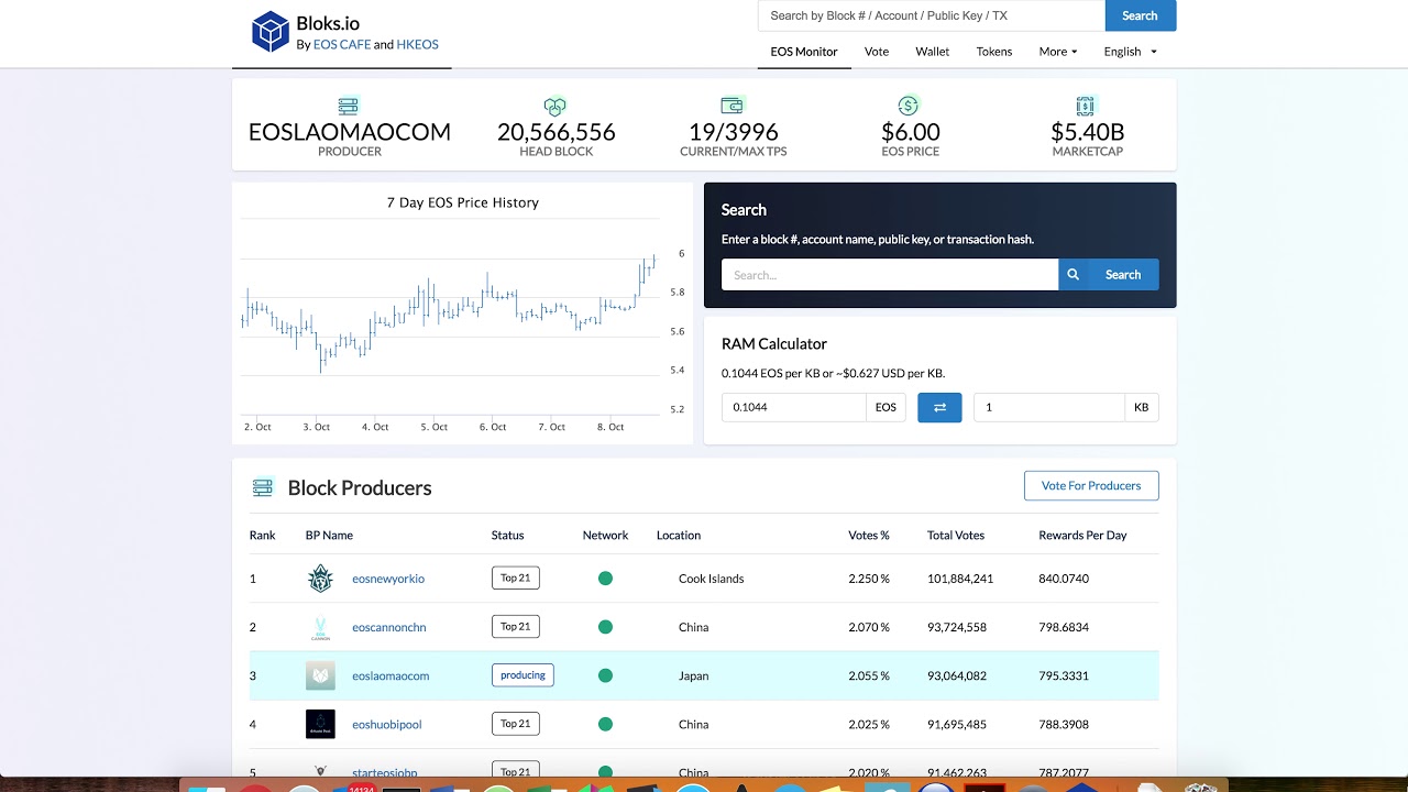 Voting for EOS Proxies Using Your Ledger - YouTube