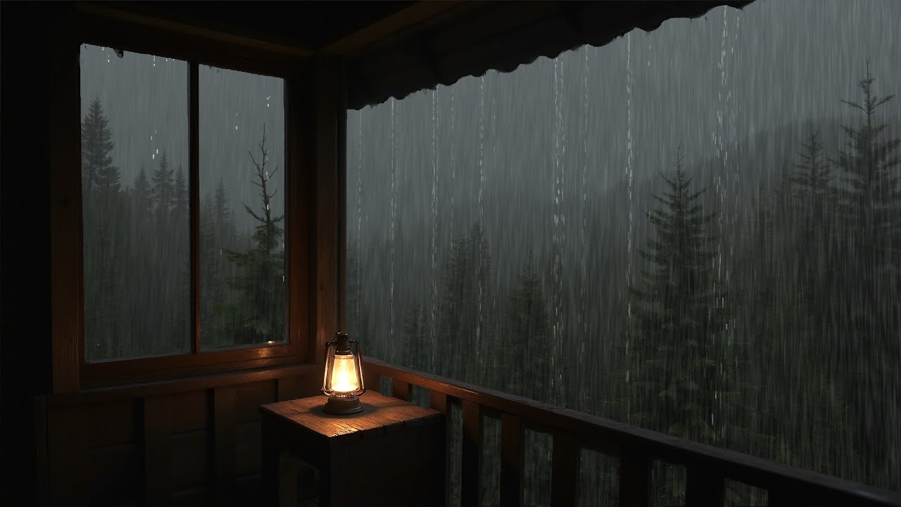 Just let the rain fall, sleep will come - Relaxing sounds for a good ...