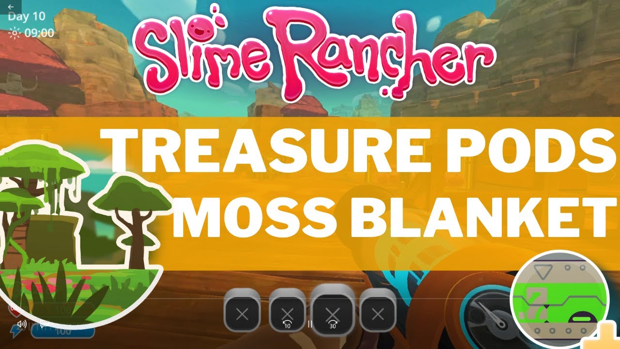 Slime Rancher - All Treasure Pods in Moss Blanket - YouTube