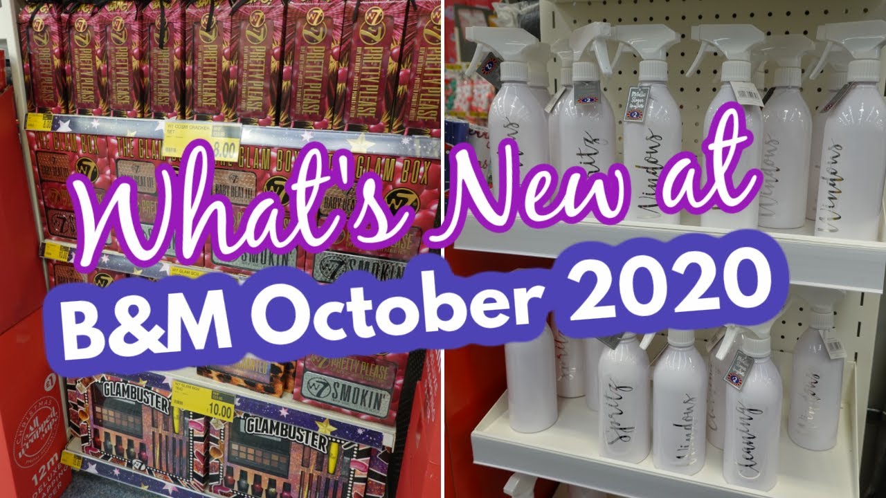 WHAT'S NEW AT B&M OCTOBER 2020 - YouTube