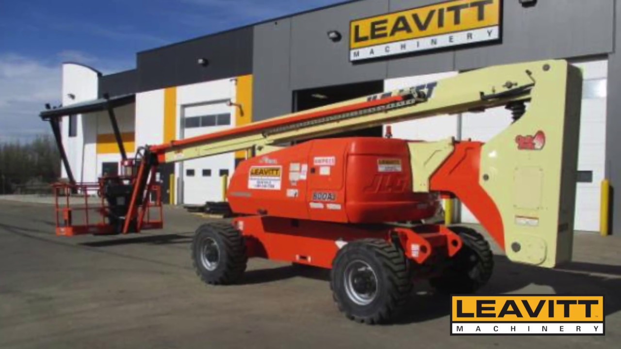 Leavitt Machinery Used Equipment Boom Lifts - YouTube