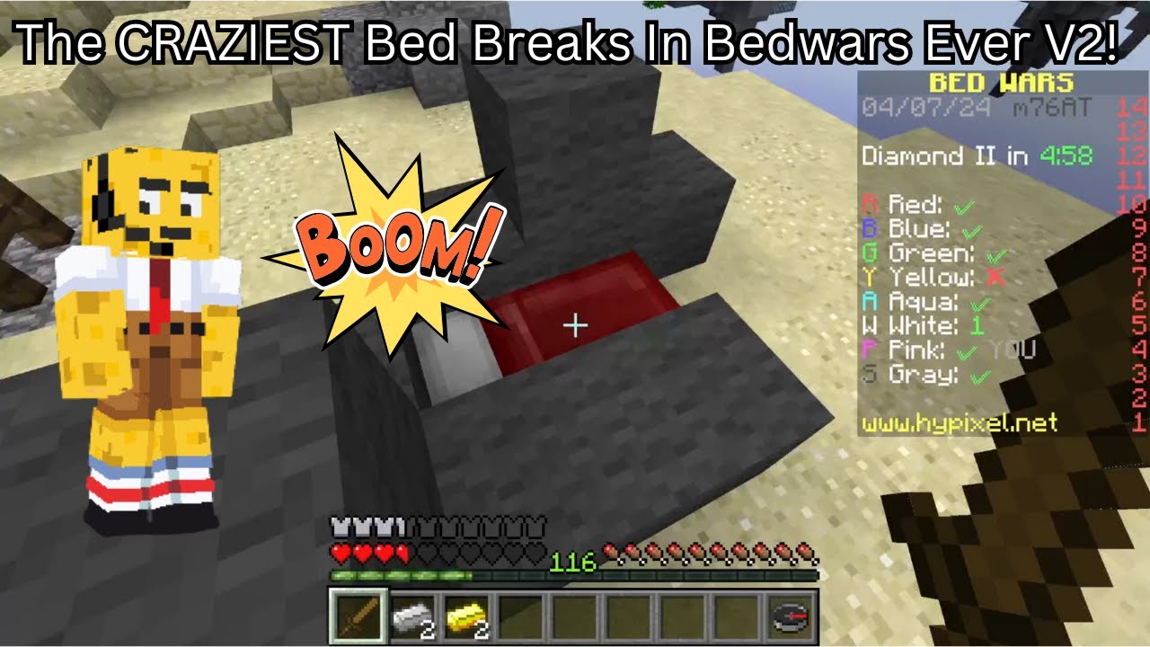 The CRAZIEST Bed Breaks In Bedwars Ever V2! - YouTube