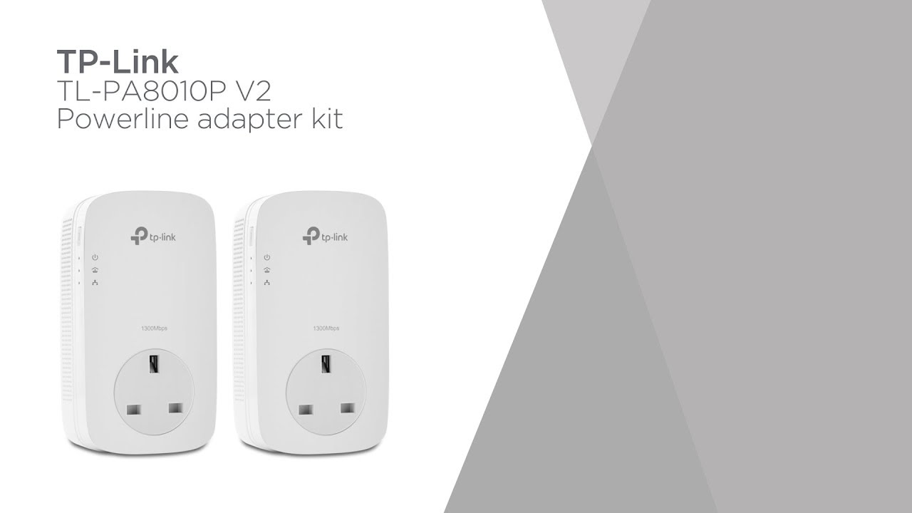 TP-Link TL-PA8010P V2 Powerline Adapter Kit - AV1300, Twin Pack ...