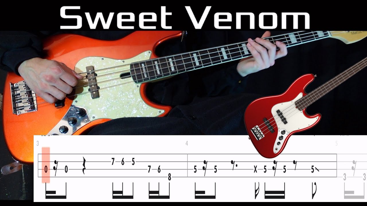 Sweet Venom (Enhypen) - (BASS ONLY) Bass Cover WITH TABS - YouTube