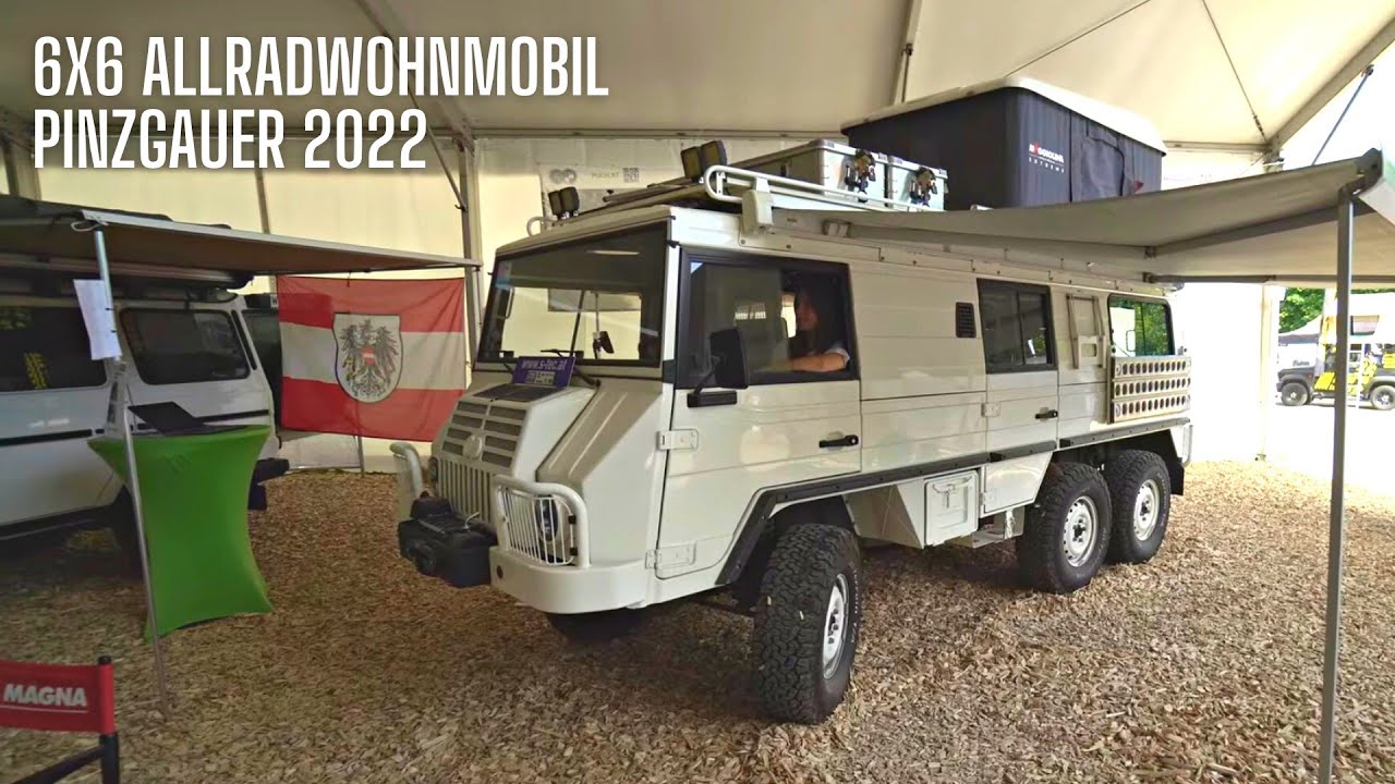 Die Geschichte dieses Wohnmobils ist spannend: Puch Pinzgauer 6x6 ...