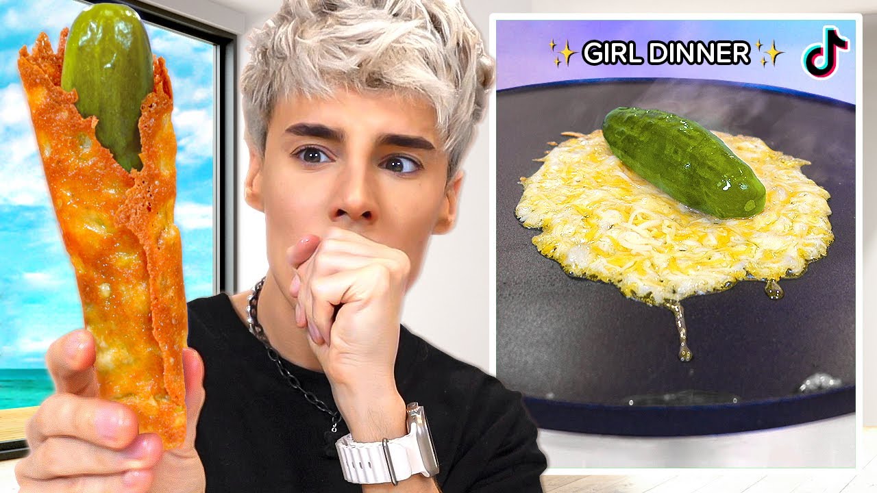 I Tested 'GIRL DINNER' Meals From TikTok's Most Popular Videos - YouTube