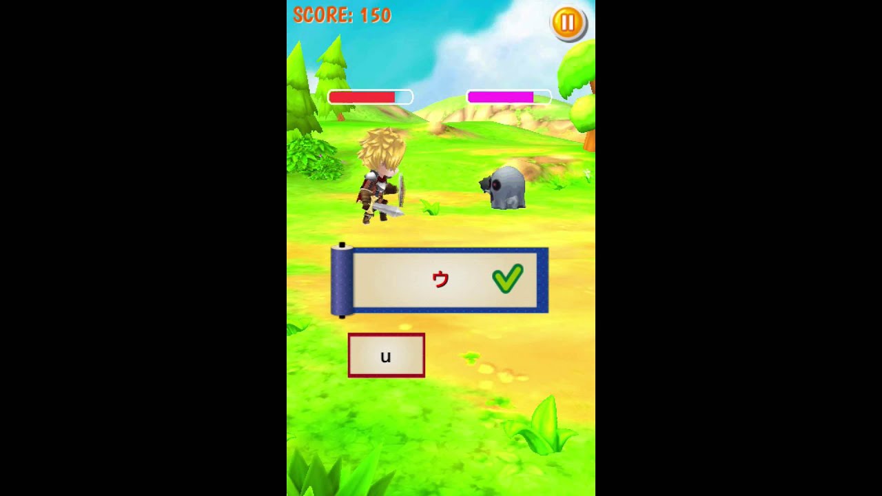Katakana Battle - Educational japanese language learning game - YouTube