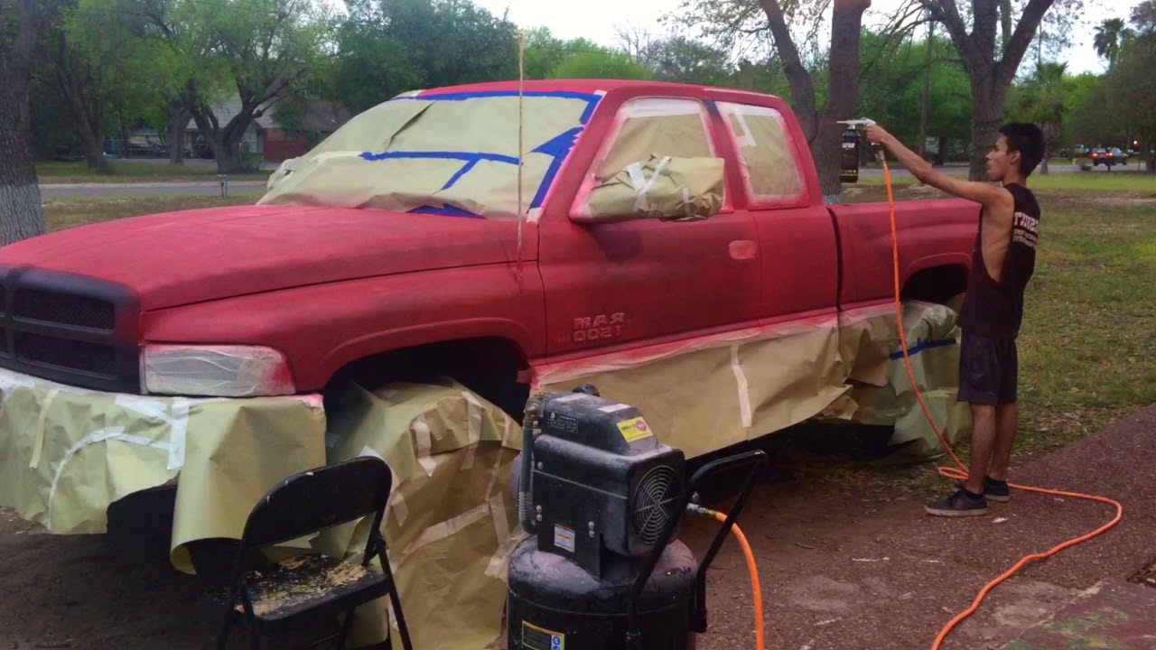 Ram Raptor Paint job - YouTube