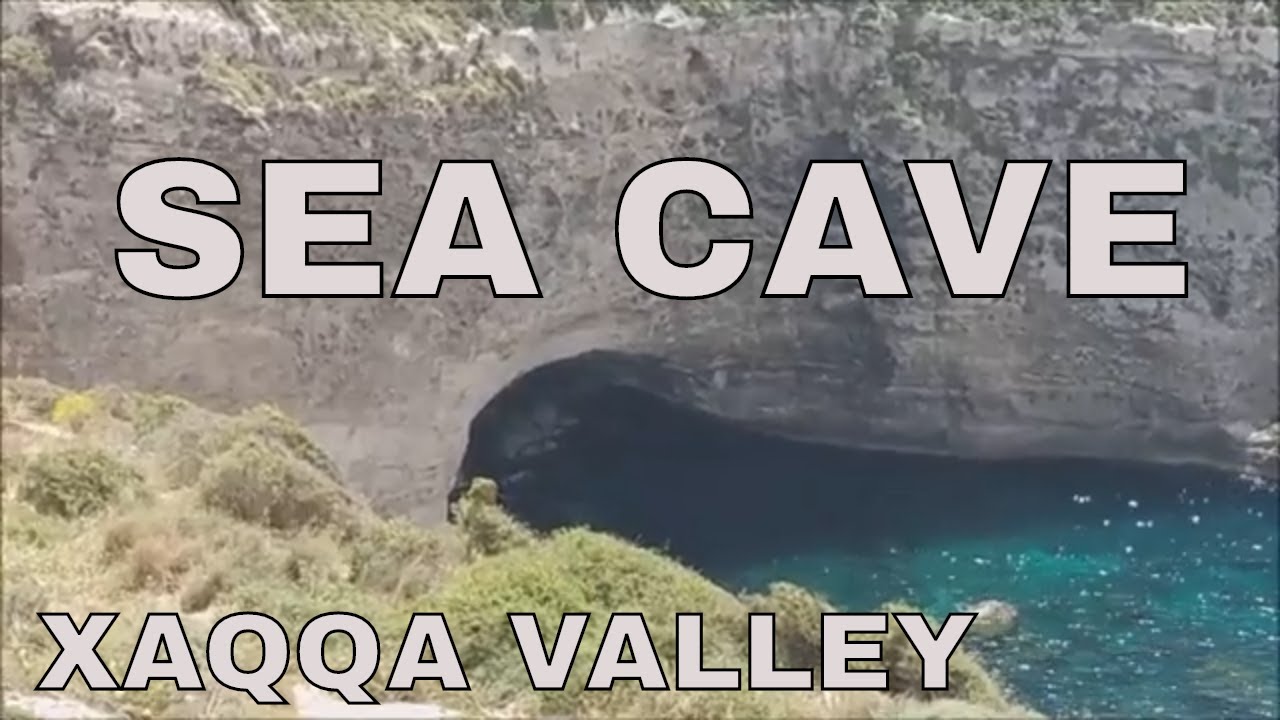 Sea Cave at Xaqqa Valley, Malta - YouTube