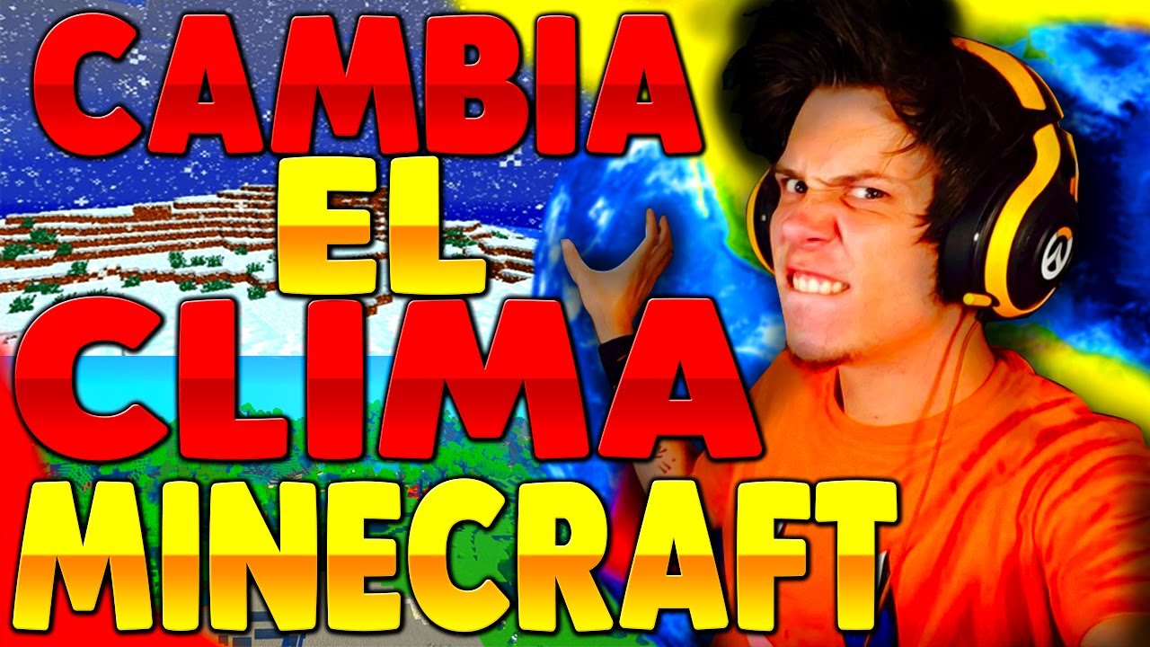 como CAMBIAR el CLIMA en MINECRAFT con comandos JAVA🚀 facil y rapido 1. ...