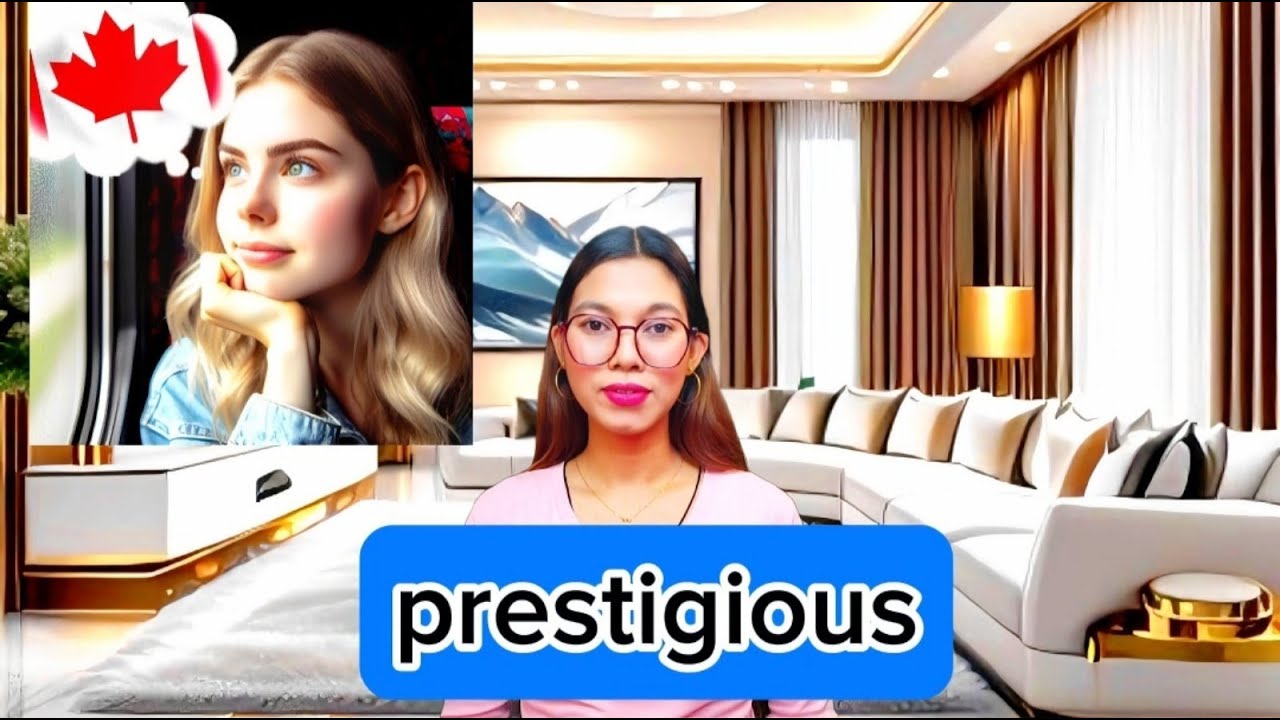 Word of The Day - prestigious - YouTube