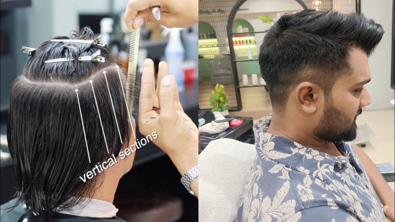 Classic Men's Haircut Tutorial: Master the Scissors! how to cut men's ...