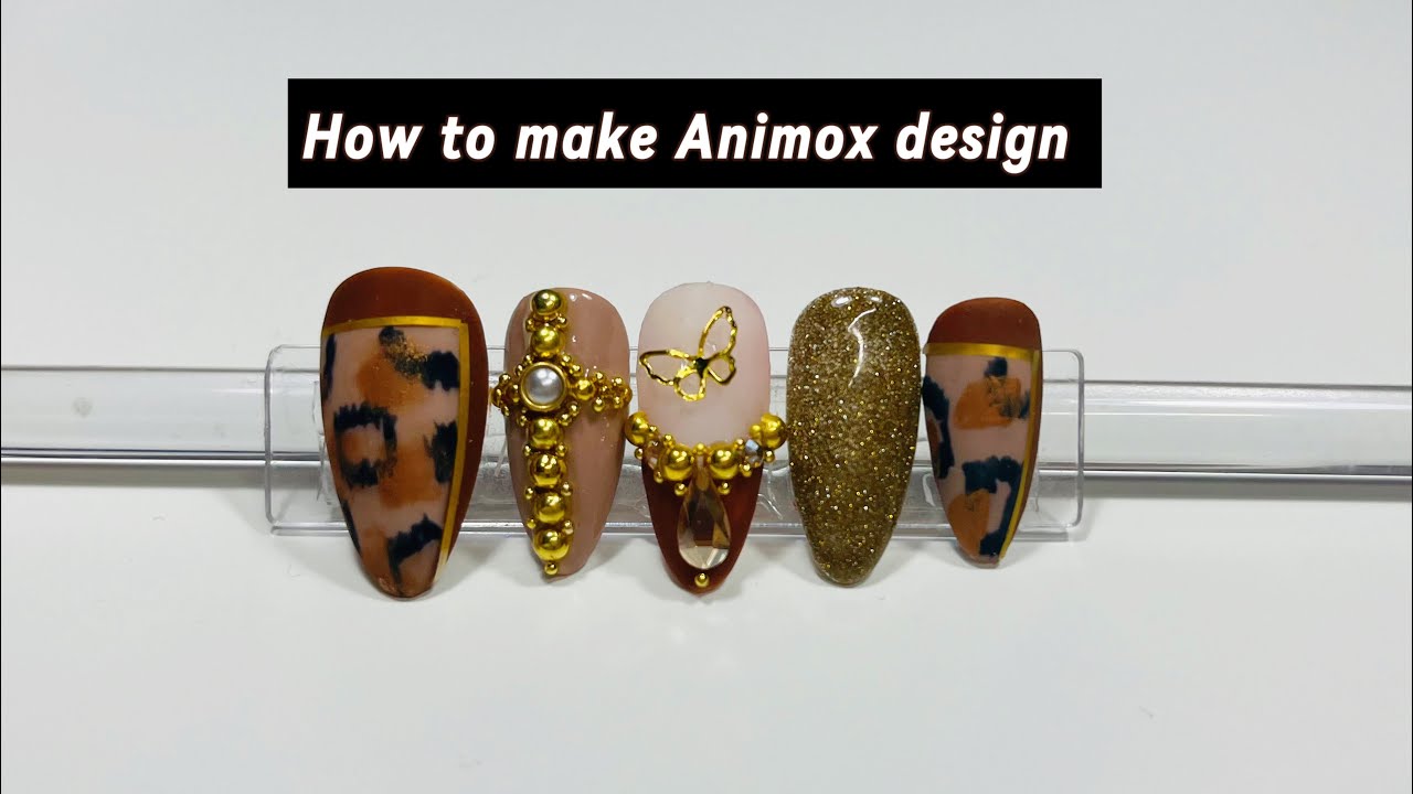 Learn How to Make a Animox Design For Nails EASY SIMPLE STEP BY STEP ...